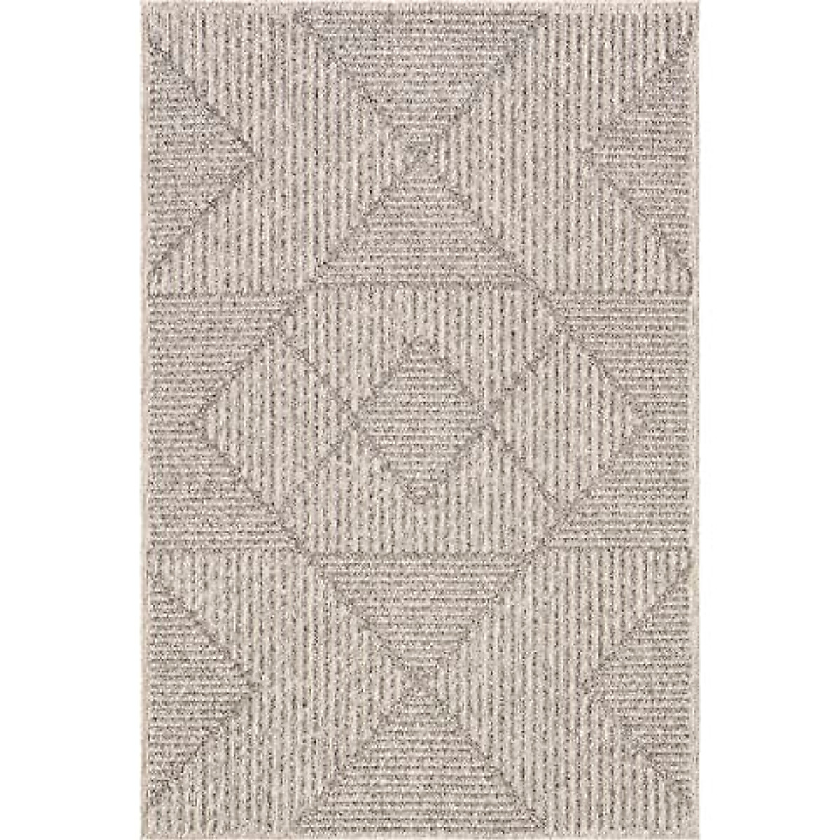 nuLOOM Katherine Moroccan High-Low Indoor/Outdoor Area Rug, 8' x 10', Gray