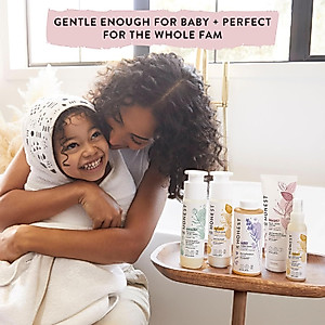 The Honest Company 2-in-1 Cleansing Body Conditioner | Gentle for Baby | Naturally Derived, Vegan, Hypoallergenic | Sweet Almond Nourish, 7 fl oz