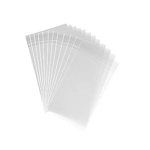 200ct Clear Plastic Bags 3.5 x 5.5 inch - 1.4 mils Thick Resealable Adhesive Cello Cellophane Treat Bags Self Sealing OPP Bags for Bakery Soap Cookies Gifts 3x5 Cards 3 1/2'' x 5 1/2''