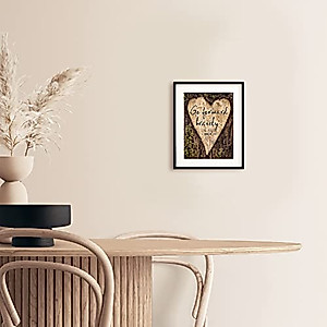 St Joan of Arc 11x14 Gallery Style Print by Soul Sunshine | Unframed 'Go Forward'' Bible Verses Wall Decor Poster Prints | Rustic Wall Decor, Tree Love Heart, Home Wall Decor | Home Decoration