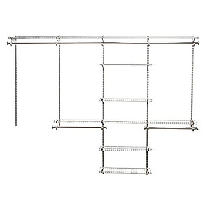 Rubbermaid Configurations 26.937 in. H x 12.375 in. W x 1.875 in. L Metal Closet Kit