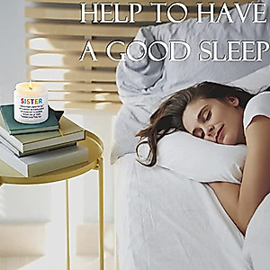 Sisters Birthday Candles Gifts for Women, Friends Candle for Soul Sister, Lavender Scented Candle, I Would Fight A Bear for You Sister Candles Present for Sister Best Friend