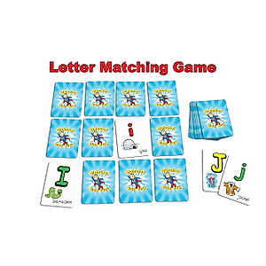 Alphabet Slap Jack® | Play 4 Alphabet Games Including Alphabet Go Fish, Slapjack, ABC Letter Matching or Flash Cards | Learn Upper & Lowercase Letters and Sounds | Build CVC Words | PreK to 1st Grade