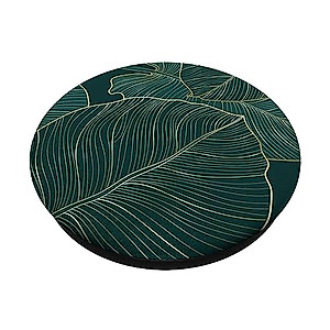 Floral Tropical Leaves Pattern Phone Popper PopSockets Standard PopGrip