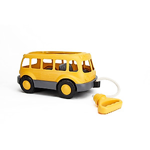 Green Toys School Bus Wagon , Yellow
