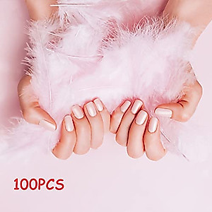 Turkey Marabou Feathers for Crafts Dreamcatcher Fringe Trim Colored Feathers（100pcs White）