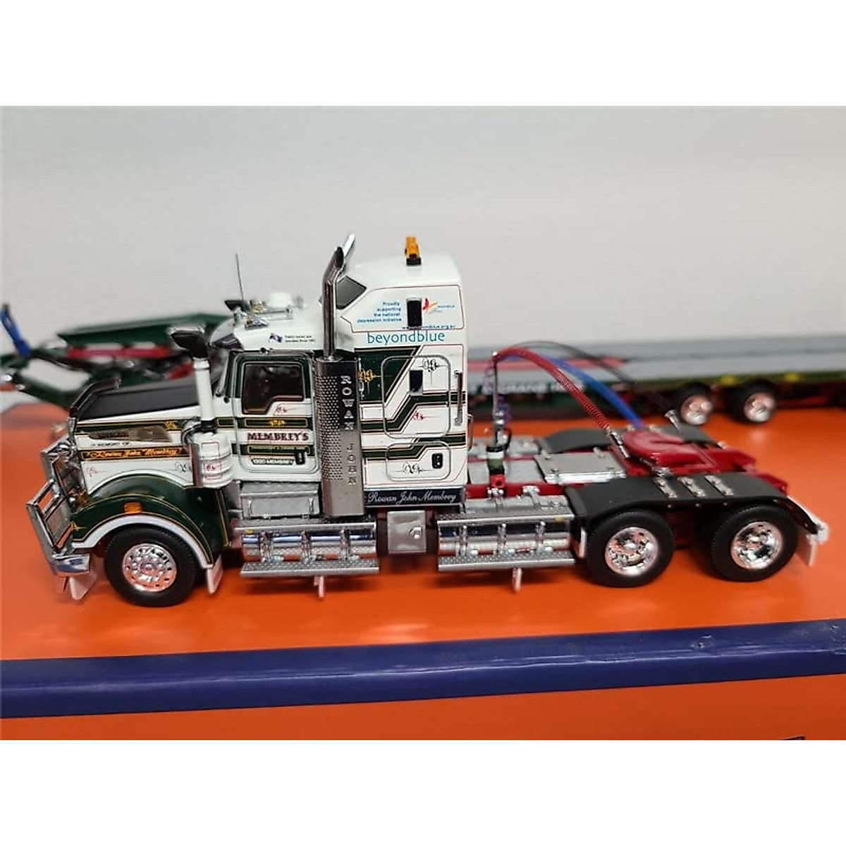 Drake for Kenworth T909 Prime Mover with 4x8 Swingwing Trailer - Membreys Limited Edition 1/50 DIECAST Truck Pre-Built Model