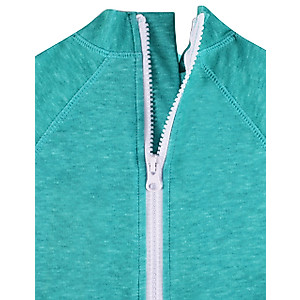 Baby Toddler Boys Bathing Suits One-Piece Zip Swimsuit Short Sleeve Rash Guard Swimwear Sunsuits with UPF50+ Sun Protection for Summer Beach (Lightning,3-6M)