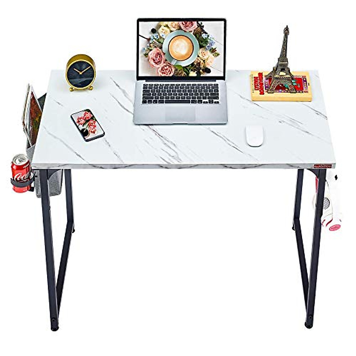 Mr IRONSTONE L-Shaped Desk 50.8" & Computer Desk 31"