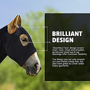 Harrison Howard Lightweight Breathable Stretch Hood for Horse