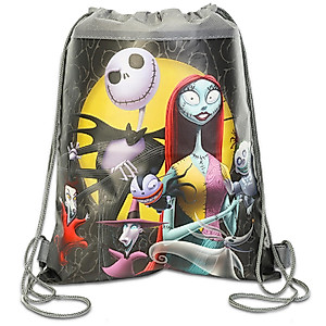 Nightmare Before Christmas Sleepover Set for Girls - Bundle with 45 x 60 Inch Jack Skellington Fleece Blanket, Travel Bag, Stickers, More | Nightmare Before Christmas Bedroom Decor for Kids, Toddlers