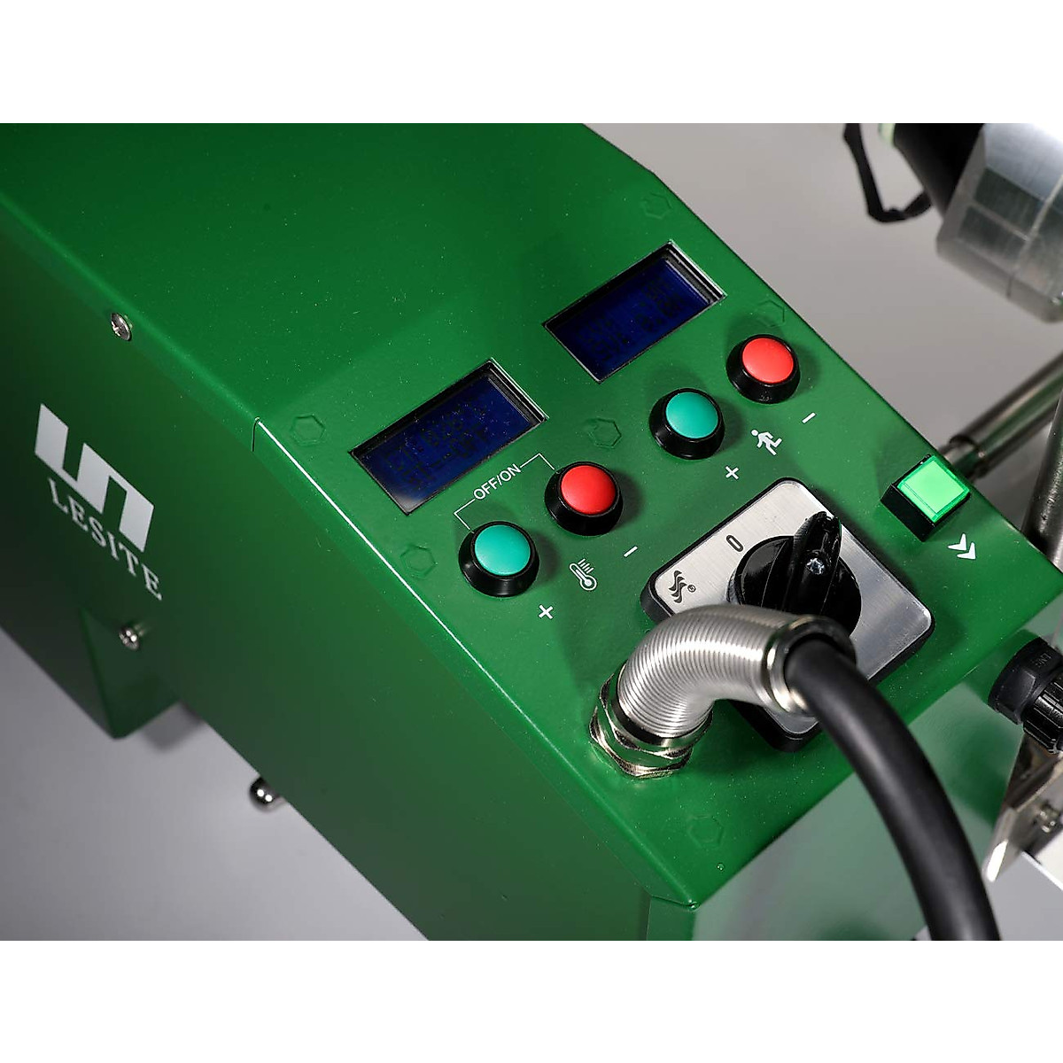 PVC TPO Roofing Hot Air Welder Roof Welding Machine with 40 mm Overlap Welding Nozzle Lesite LST-WP1