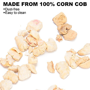 Hamsters Bedding Litter, Dust Corn Cob Pellets for Pet Bed Rabbits Squirrels Hamsters Gerbils Chinchillas Pet Bedding with Corn Cob Pellets