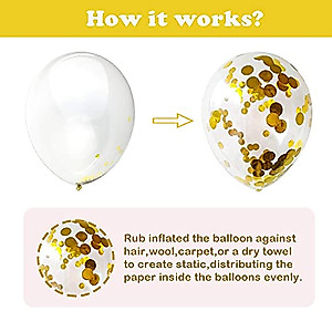 Engagement Wedding Decorations,Gold Engaged Banner, Photo Banner and Set of 12+5 distinctive Balloons for Engagement/Wedding/Anniversary/Valentines Day Party