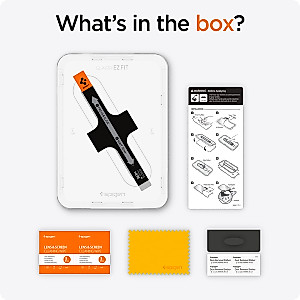 Spigen Tempered Glass Screen Protector [GlasTR EZ Fit] Designed for iPad Mini (2024 7th Generation A17 Pro / 2021 6th Generation) [Case-Friendly]