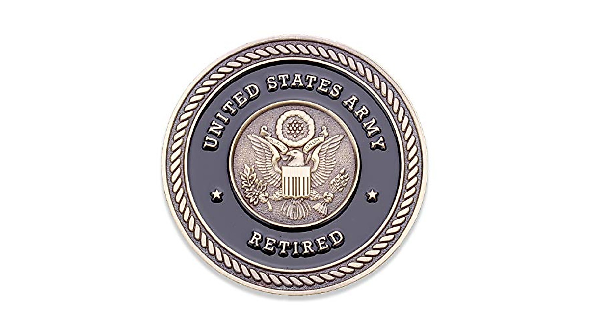 Authentic Army Retired Challenge Coin - Buy Now!