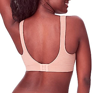 Bali Women's Comfort Revolution Wire Free Bra, Sunbaked Beige Heather, X-Large