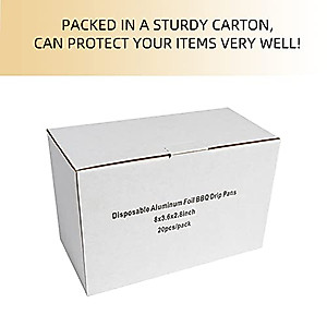 20 Pack Drip Pans Compatible with Blackstone Griddle 36/22/17/28 Inches, Grease Cup Liners for Outdoor Grill, Aluminum Foil Griddle Catcher 20 Counts