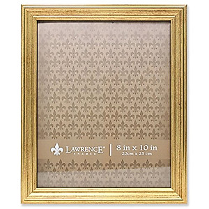 Lawrence Frames 536280 Sutter Gold 8x10 Picture Frame