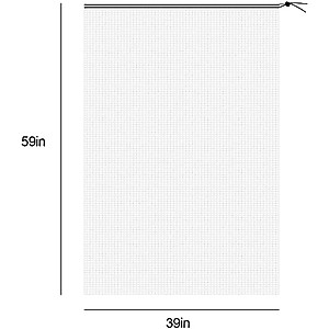 Alpurple 2PCS Insect Bird Barrier Netting Mesh with Drawstring-3.2 x 4.9 ft Garden Bug Netting Plant Cover-Fruit Tree Net for Protect Plant Fruits Citrus Flower from Insect Bird Eating