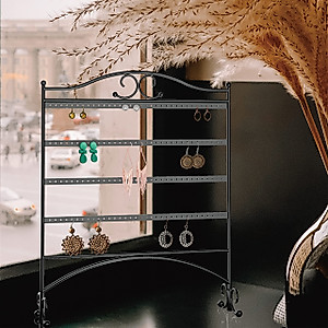 Mango Steam Jewelry Organizer for Hanging Earrings, Black
