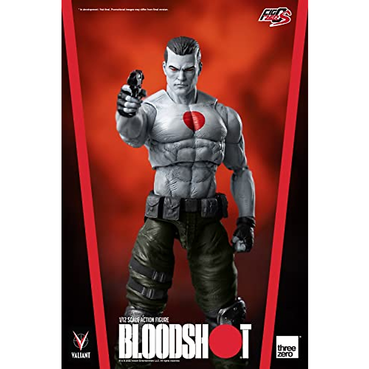 THREEZERO Valiant Bloodshot FigZero S 1:12 Scale Action Figure