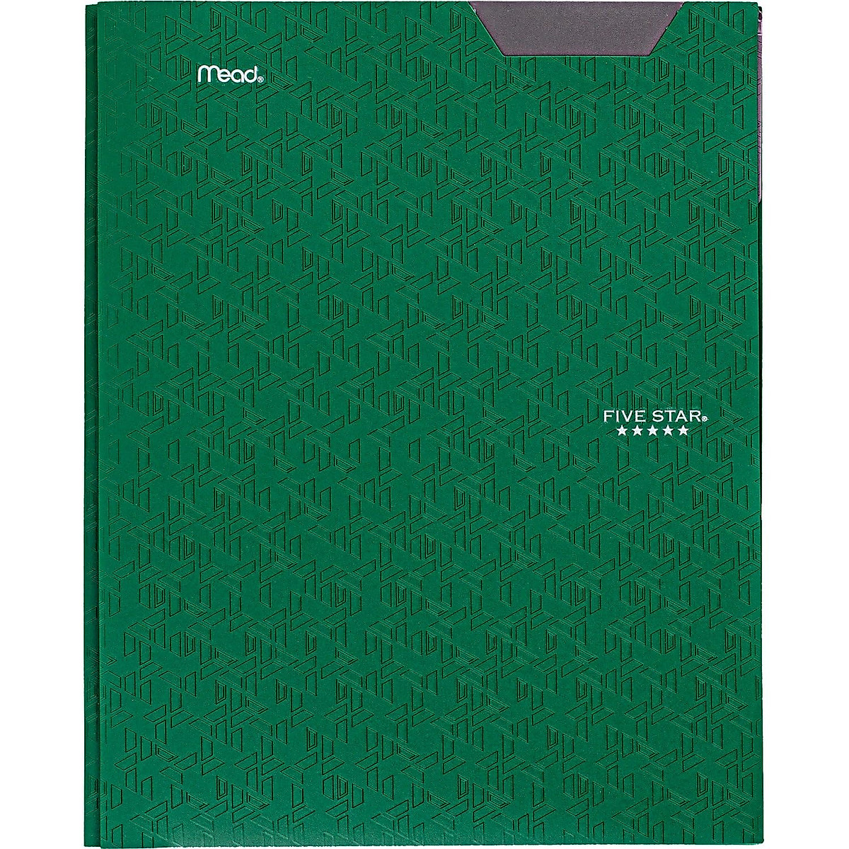 Five Star 2-Pocket Folders, 4 Pack, Plastic Folders with Stay-Put Tabs and Prong Fasteners, Includes Writable Label, Holds 11" x 8-1/2", Assorted Colors (38048), 4 count (Pack of 1