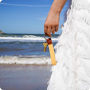 SENLLY Wristlet Lanyard, Stretchy Keychain Holder, Original Elastic Anti-Drop Design