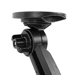 Yak Attack Round Base Fish Finder Mount, Black - FFP-1005