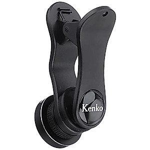 Kenko REAL PRO Multi-Coated Glass REAL PRO 0.4x Super Wide Angle Clip Lens for Mobile Devices, Black (KRP-04SW)