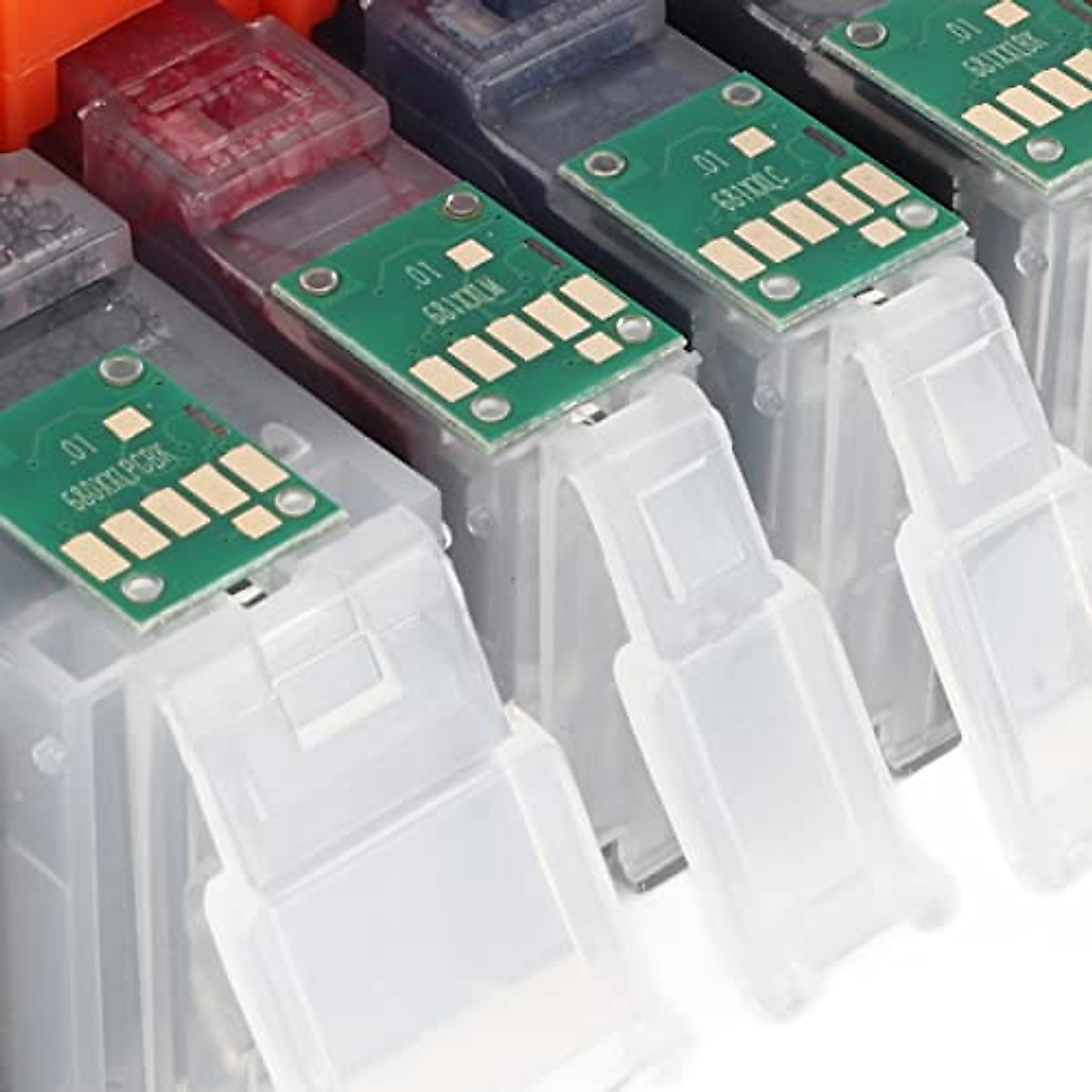 FTVOGUE Multi Color Ink Cartridge Printer Cartridge Replacement for PIXMA TS706 TR7560 TR8560 TS6160 TS6260 (BK BK C M Y PB)