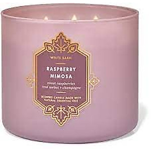 Bath and Body Works Raspberry Mimosa 3 Wick Candle 14.5 oz / 411 g