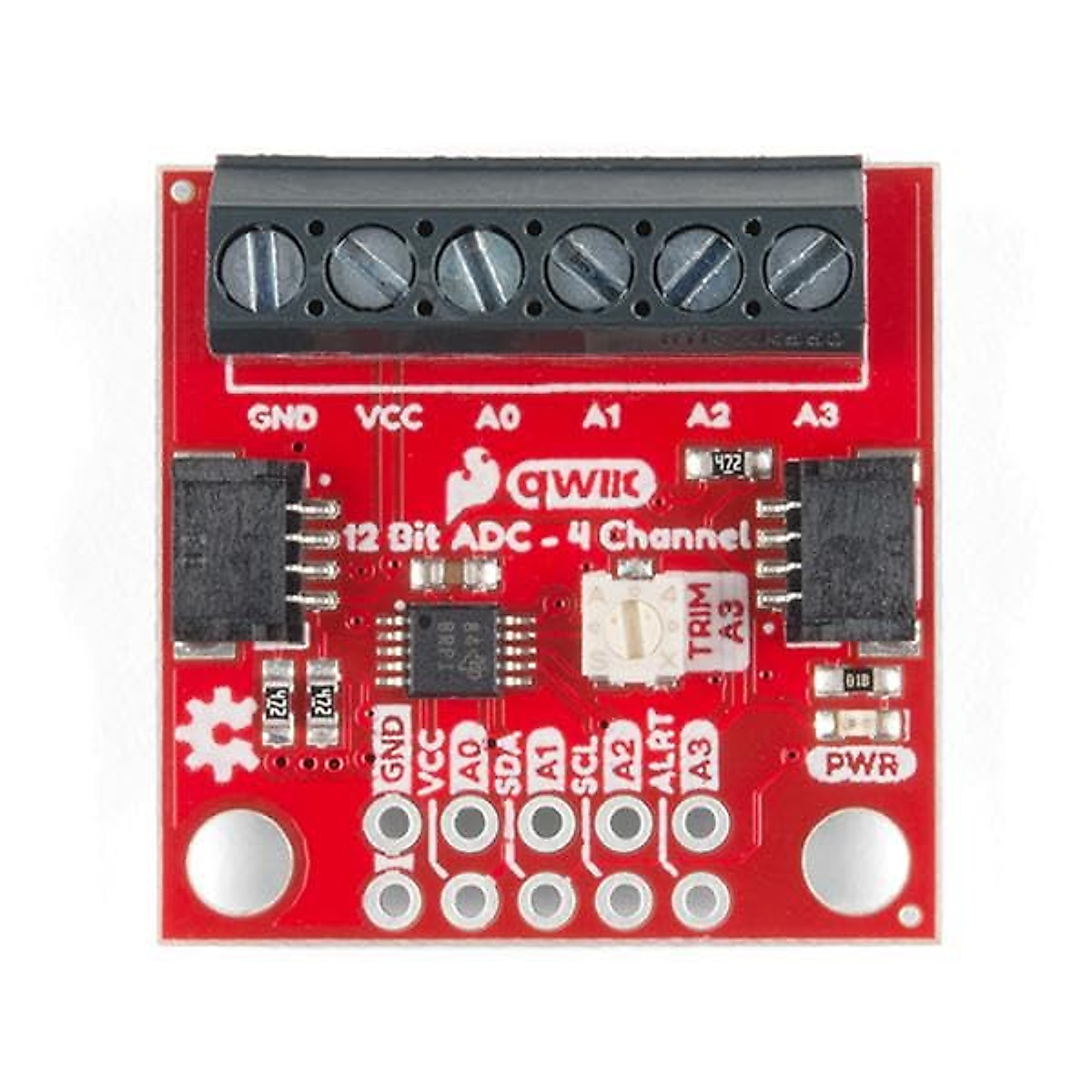 SparkFun (PID 15334 Qwiic 12 Bit ADC - 4 Channel (ADS1015)