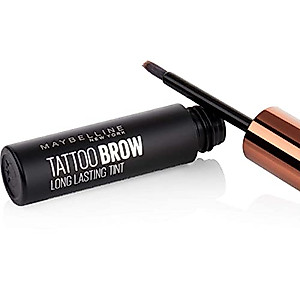 Maybelline New York Brow Tattoo Longlasting Tint Medium Brown 4.9ml,0.16 Fl Oz (Pack of 1),YDK03043