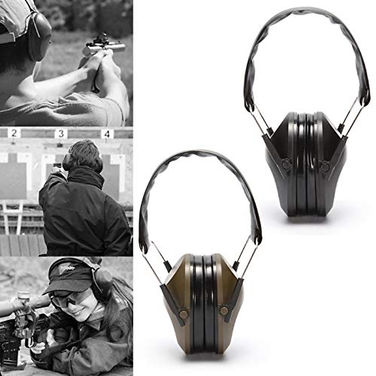 Ear Protector Tactical Shooting Earmuff Adjustable Foldable Anti Noise
