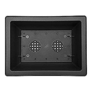 LIXXLY Bonsai Training Pots with Humidity Trays - Can be Used Indoors/Outdoors - Set of 4 Plastic Pots - Complete with Succulent Plant Water Bottle