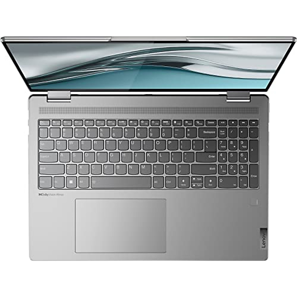 Lenovo Yoga 7 82QG Laptop 2022 16” WQXGA 2560 x 1600 Display Touchscrenn, Intel Core i7-1260P, 12-core, Intel Iris Xe Graphics, 16GB LPDDR5, 4TB SSD, Backlit KB, Thunderbolt 4, FP, Windows 11 Home