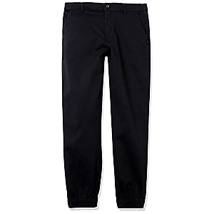 Amazon Essentials Men's Straight-Fit Jogger Pant, Black, X-Large