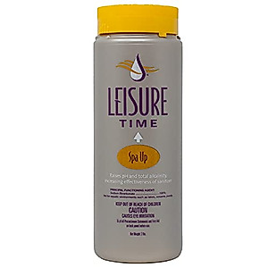 Leisure Time 30210A Defender Spa and Hot Tub Stain and Scale Cleaner, 32 fl oz & 22339A Spa Up Balancer for Hot Tubs, 2 lbs