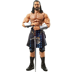 Mattel WWE Drew McIntyre Top Picks Elite Collection Action Figure with Accessories, 6-inch Posable Collectible Gift for WWE Fans Ages 8 Years Old & Up