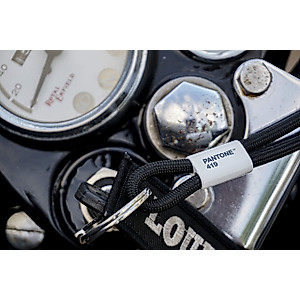 Pantone Copenhagen Design Key Chain S, short key hanger, nylon, black, 419 C 101300419