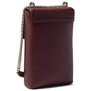 kate spade new york Veronica Pebbled Leather North/South Crossbody Grenache One Size