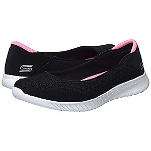 Skechers Women's 23628 Trainers, Black (Black/Pink), 3 UK 36 EU