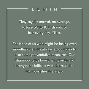 LUMIN - Men’s Keratin Recovery Shampoo (2-Pack): Rehydrate Dry, Damaged Hair and Boost Hair Growth - Formulated with Tea Tree Leaf Oil for a Gentle, Cooling Cleanse.