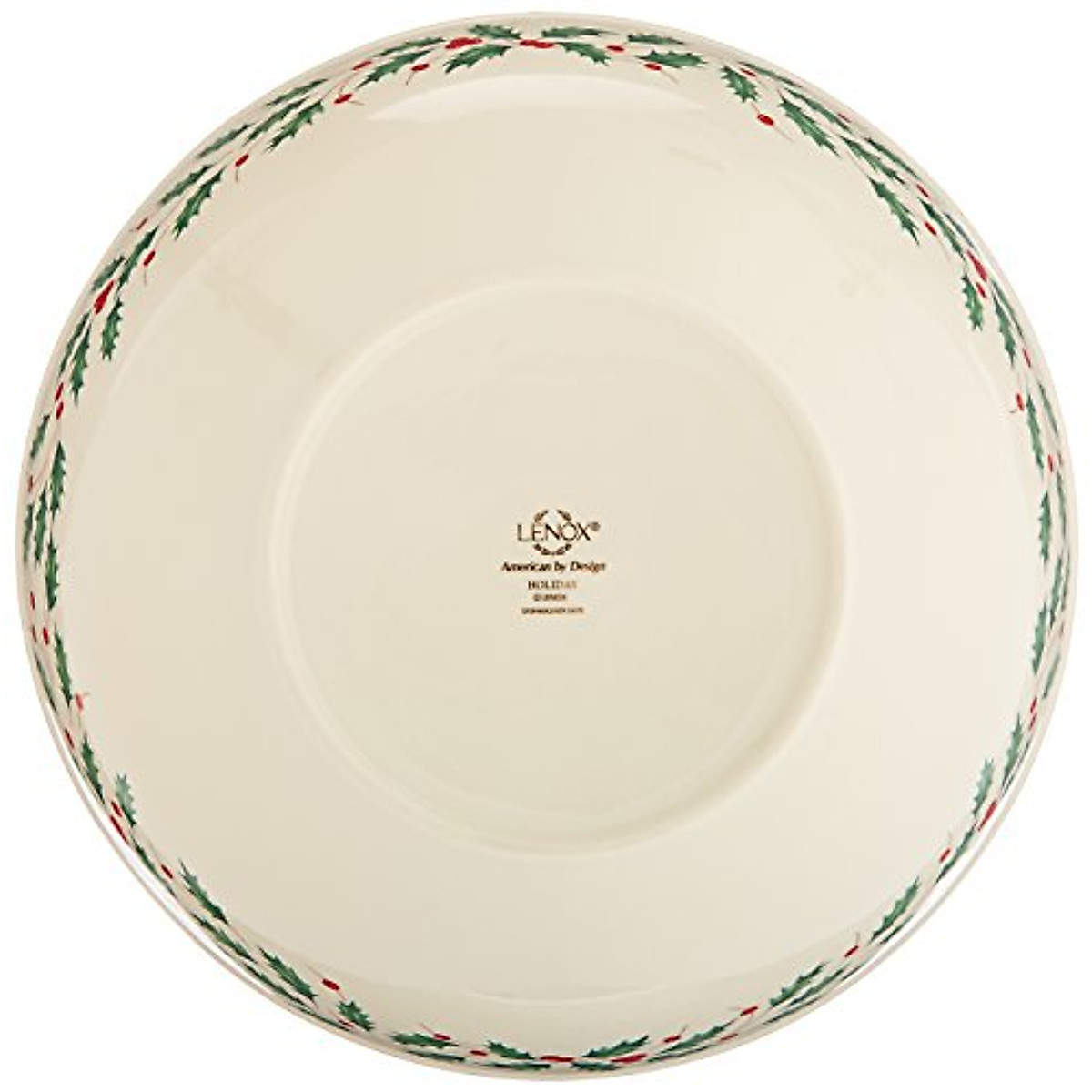 Lenox Holiday Large Bowl Red & Green, 3.95 LB