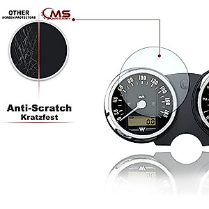 [2 Piece] Display Protection Film Speedometer Protection Film Suitable for Kawasaki W800 2018+ 2X Ultra Clear