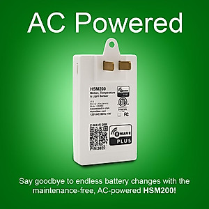 HomeSeer HSM200 Z-Wave Motion, Temperature and Light Sensor with RGB LED Indicator