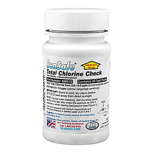 Industrial Test Systems 480010 Total Chlorine Water Check Test Strip