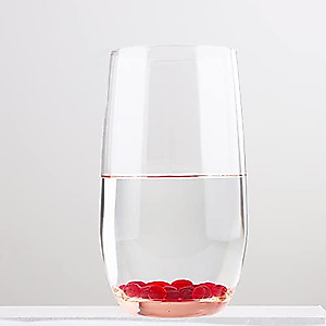 VTurboWay Aquarium Stone Ornament Red Glass Crystal Stone Fish Tank Gravel Decoration Fantasy DIY Fish Tank Hydroponic Plant Creative Decoration (A Pack of 150, Red)