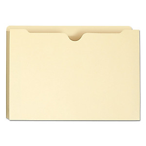 Smead File Jacket, Straight-Cut Tab, 2" Expansion, Legal Size, Manila, 50 per Box (76470)